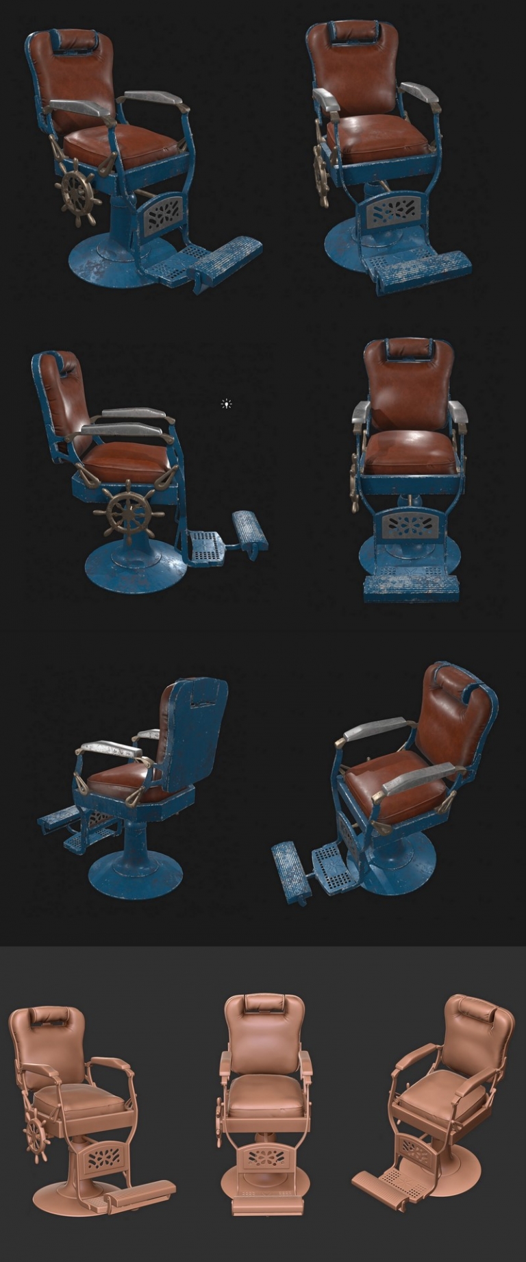 Desire FX 3d models | Barber Chair – 3D Model
