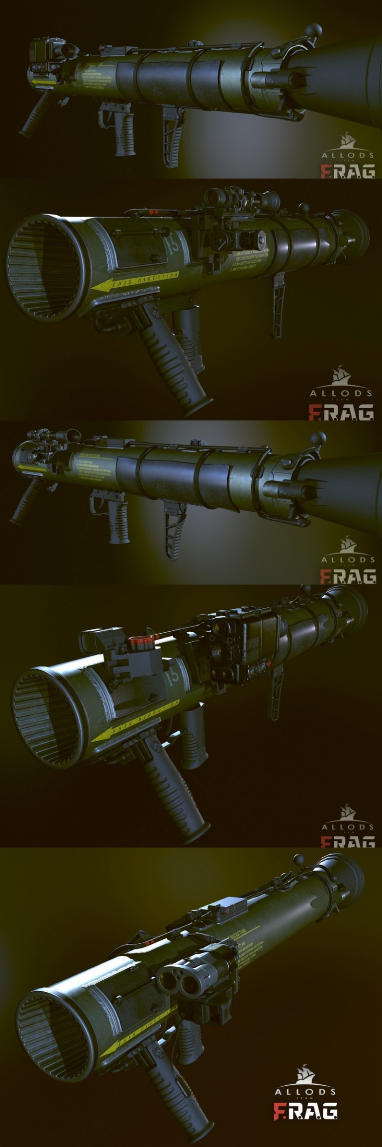 Desire FX 3d models | Carl Gustav M4 Rocket Launcher – 3D Model