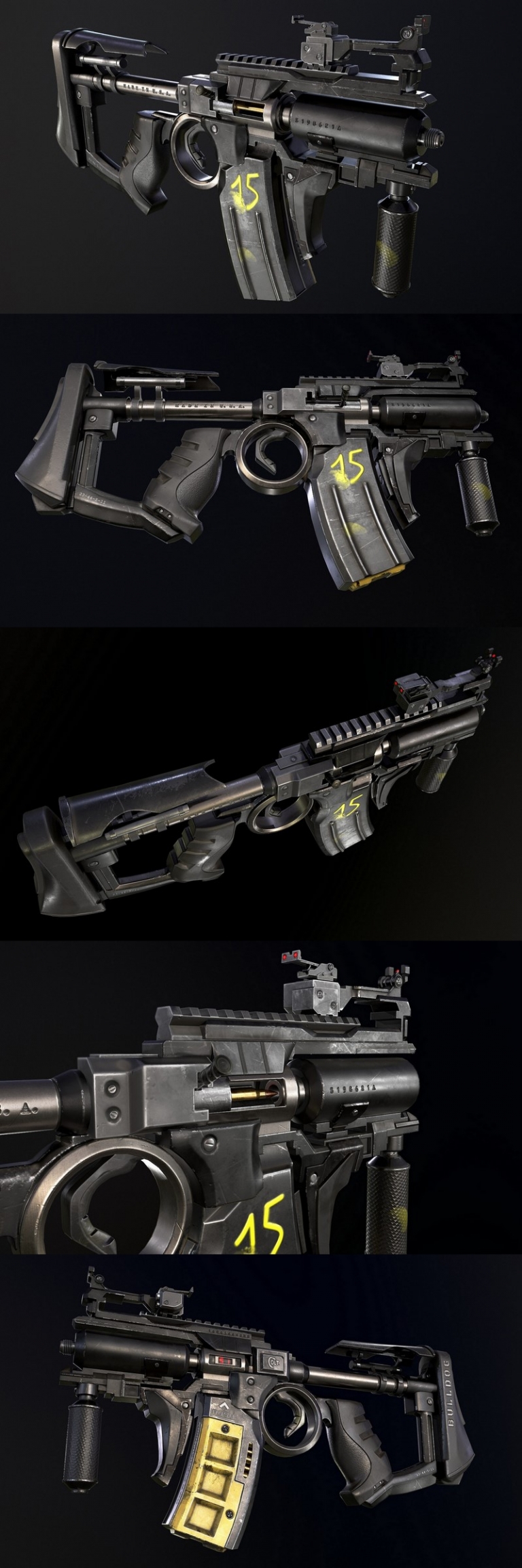 Desire FX 3d models | Compact Assault Rifle Concept – 3D Model