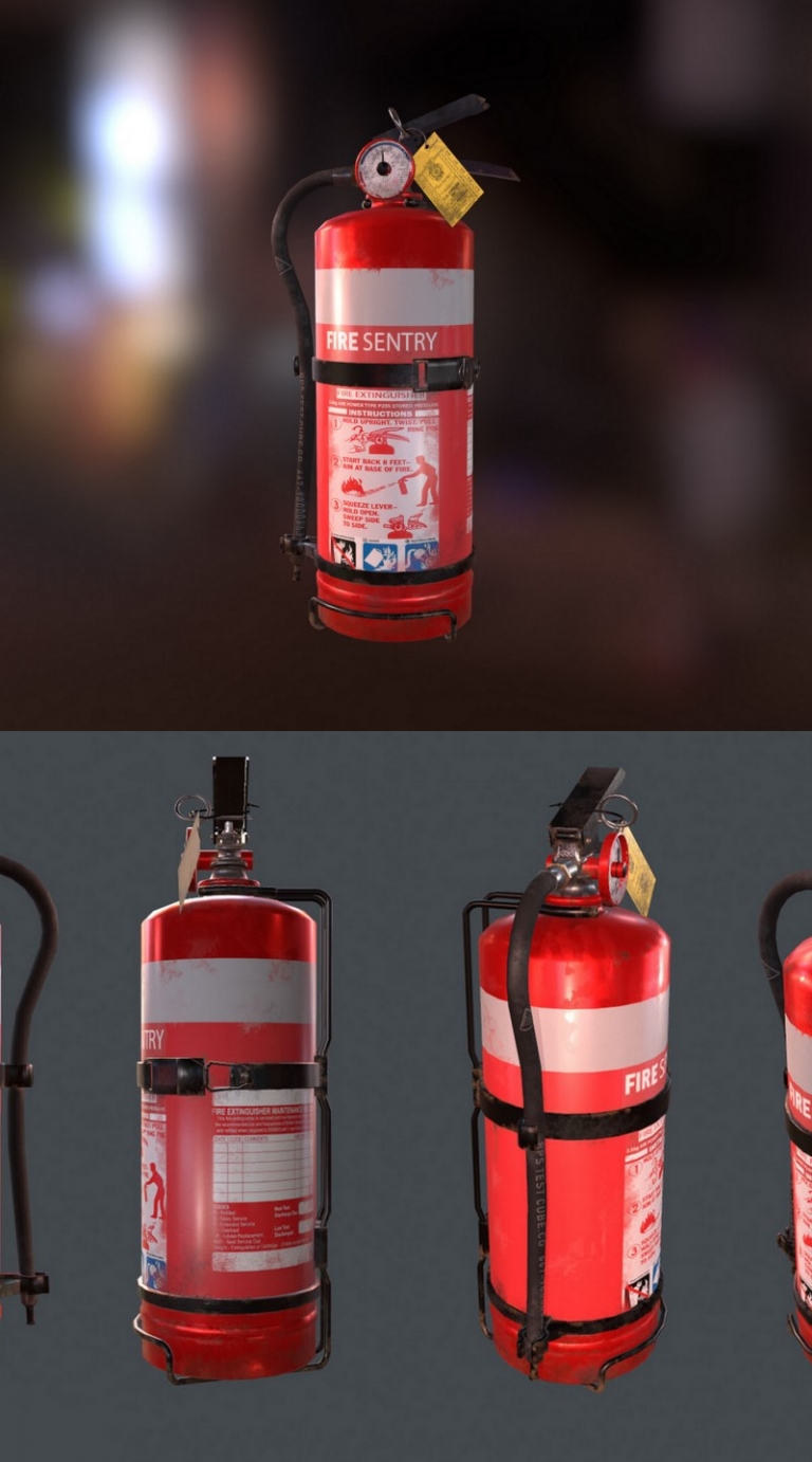 Desire FX 3d models | Fire Extinguisher – 3D Model