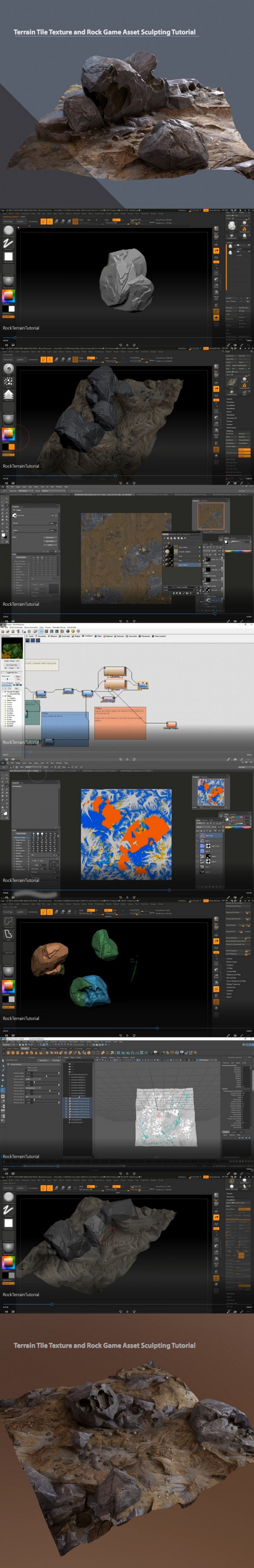 Desire FX 3d models | Terrain Tile Texture and Rock Game Asset ...