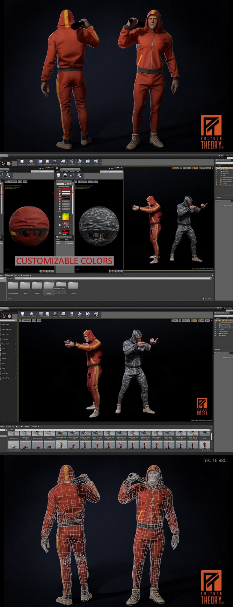 Desire FX 3d models | Unrealengine Gang Character