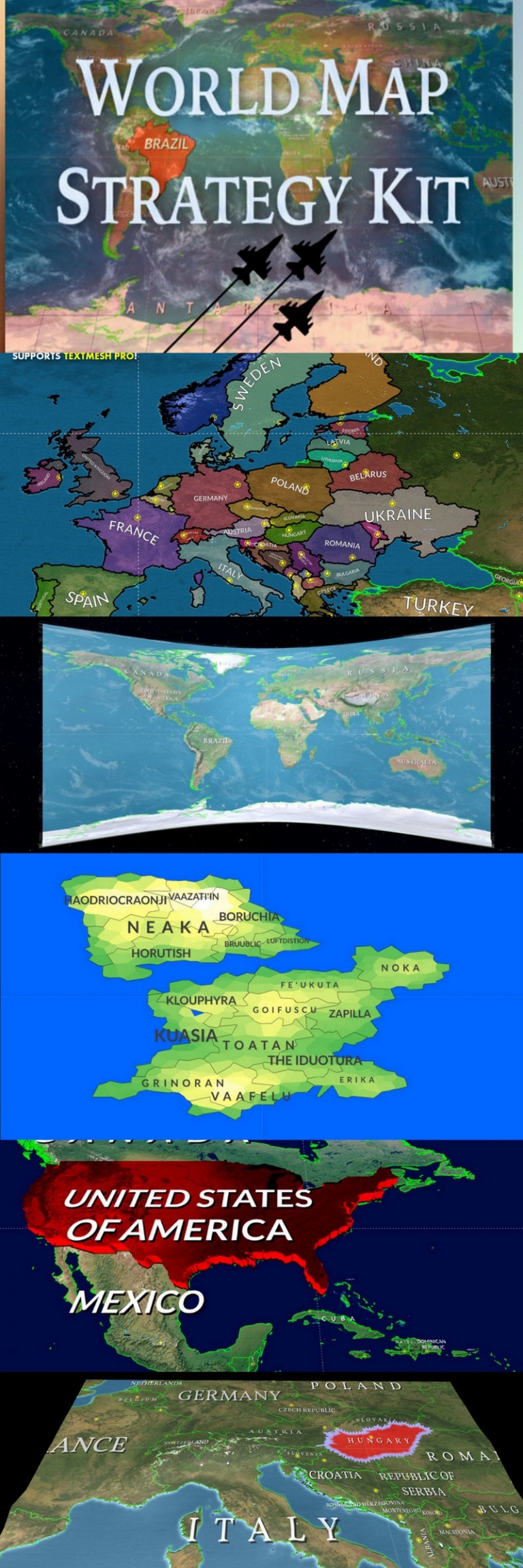 Desire FX 3d models | Unity Asset – World Map Strategy Kit