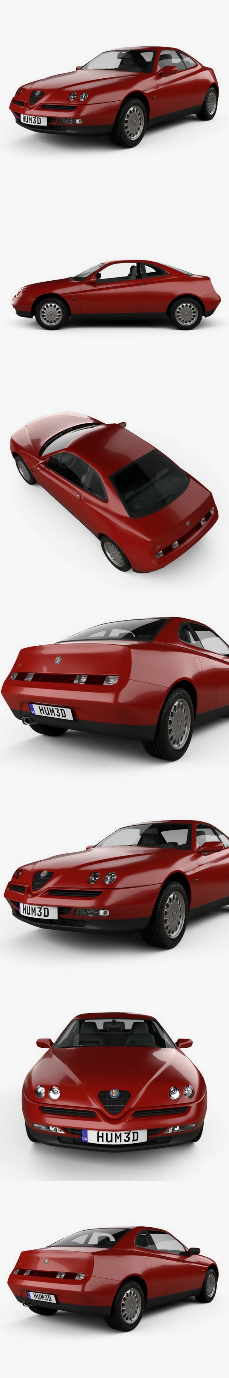 Desire FX 3d models | Alfa-Romeo GTV 1995 3D Model