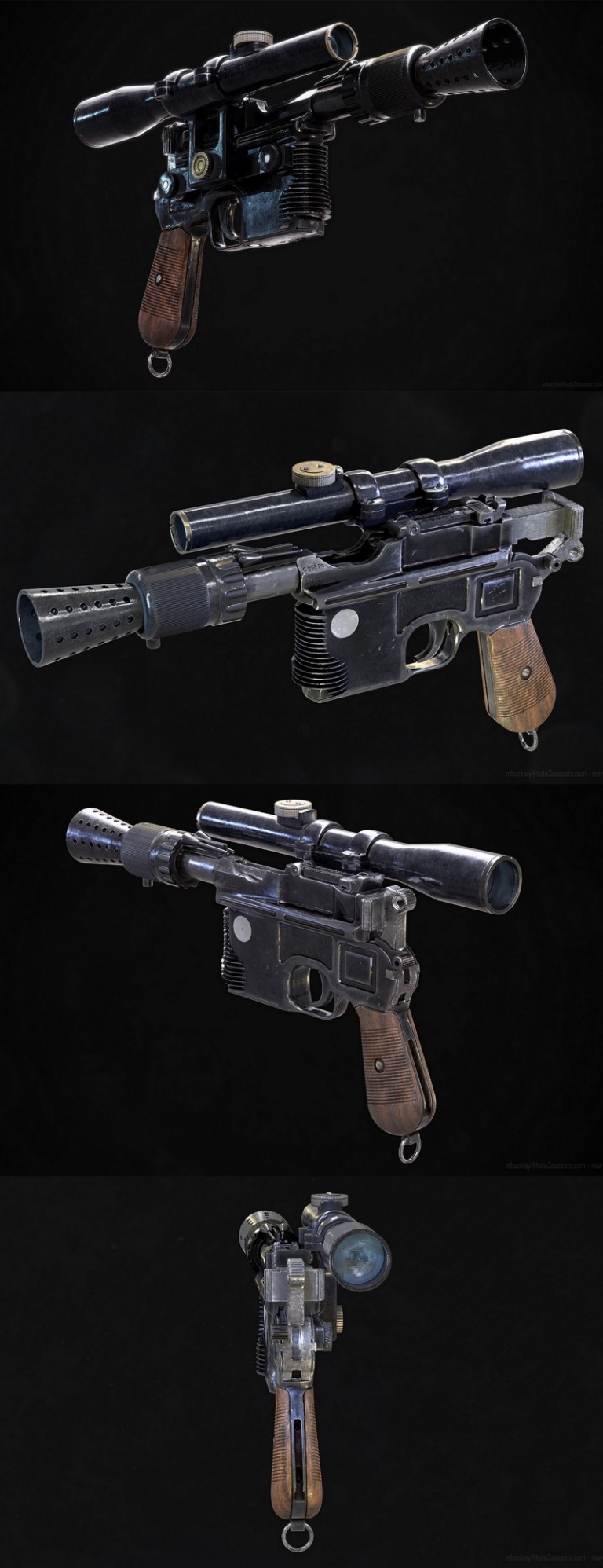 Desire FX 3d models | Blastech Industries DL-44 Heavy Blaster Pistol