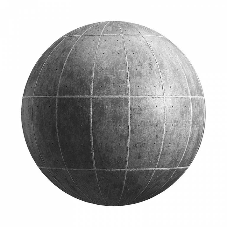 Desire FX 3d models | Vertical concrete panels Wall PBR Texture
