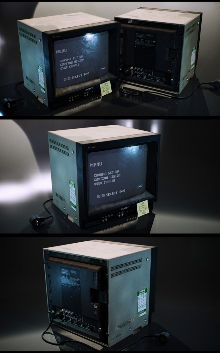 Desire FX 3d models | Sony CRT Monitor