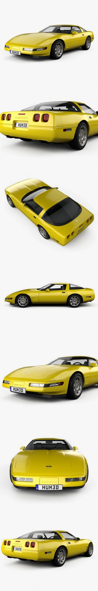 Desire FX 3d models | Chevrolet Corvette (C4) 1996 3D model