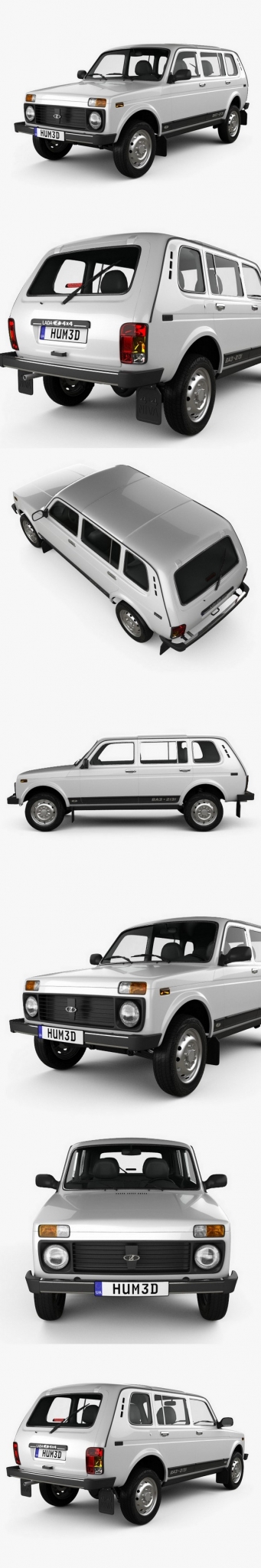 Desire FX 3d models | Lada Niva 4×4 2131 2012 3D model