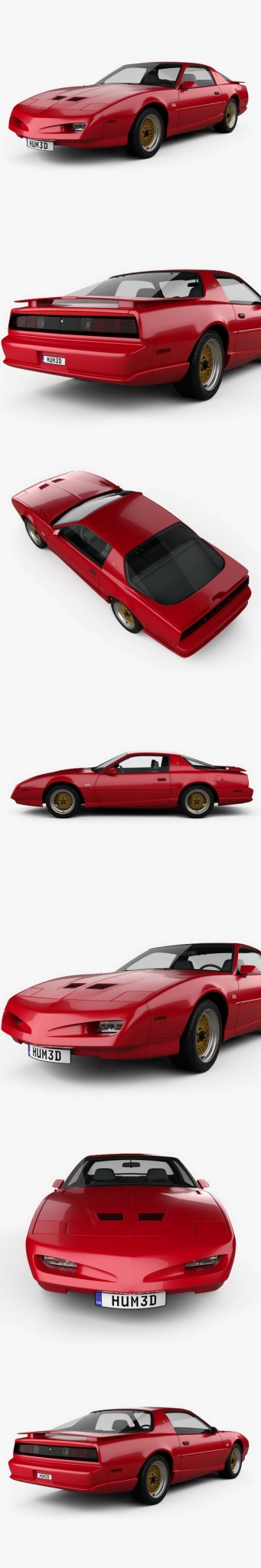 Desire FX 3d models | Pontiac Firebird Trans Am GTA 1991 3D model