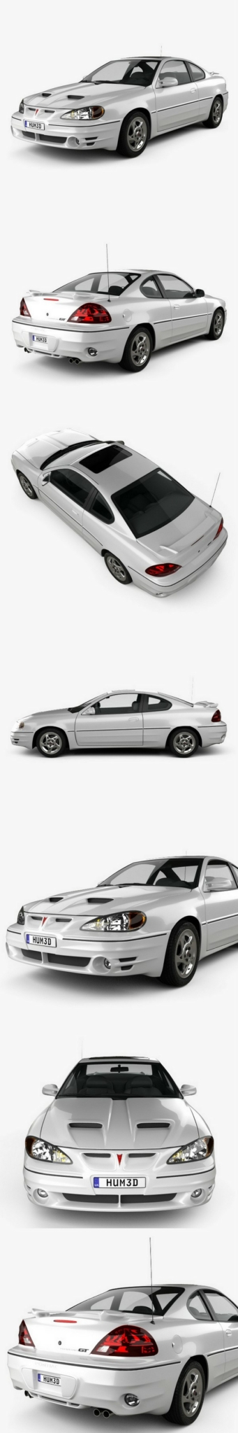 Desire FX 3d models | Pontiac Grand Am coupe 1999 3D model