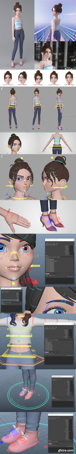 Desire FX 3d models | Neka Rig – Advanced Maya Rig 2015+