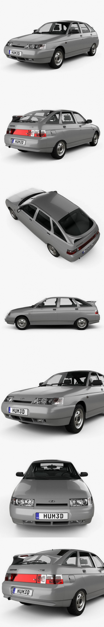 Desire FX 3d models | VAZ Lada 2112 hatchback 1995 3D model