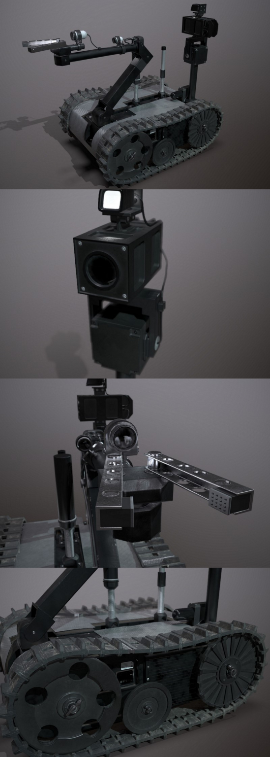 Desire FX 3d models | Talon bomb disposal robot