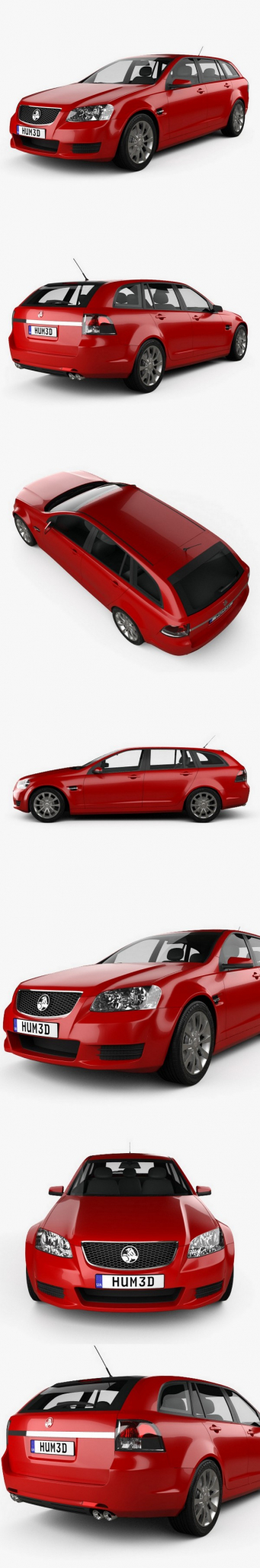 Desire FX 3d models | Holden VE Commodore Sportwagon 2012 3D model