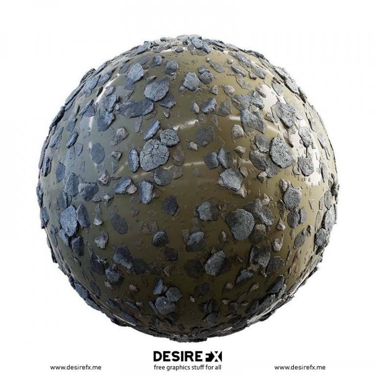 Desire FX 3d models | Concrete and water rubble PBR Textures