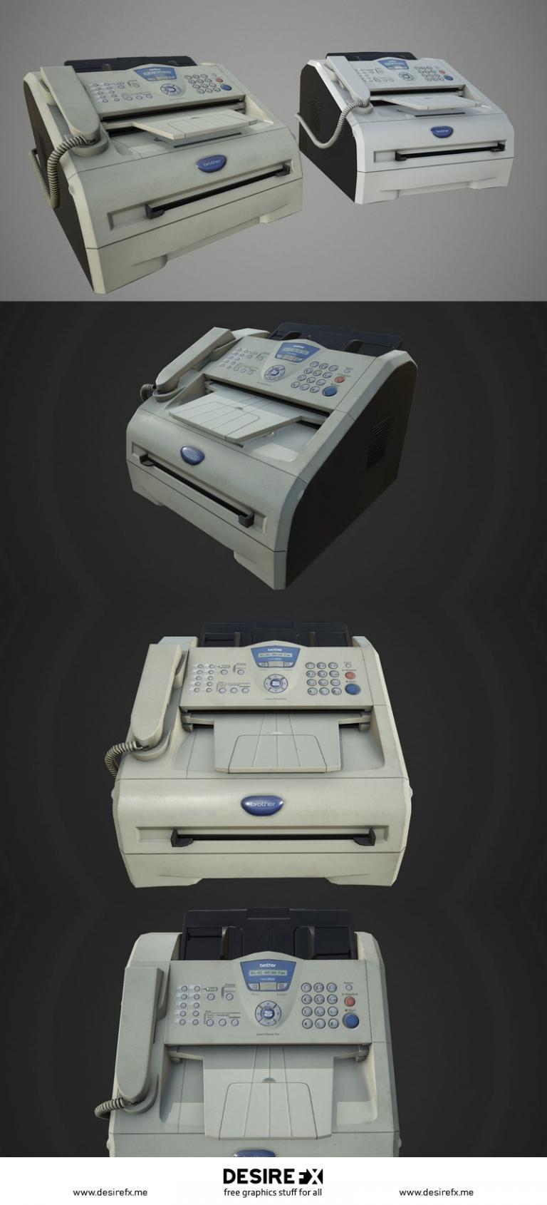 Desire FX 3d models | Printer Brother IntelliFax 2820