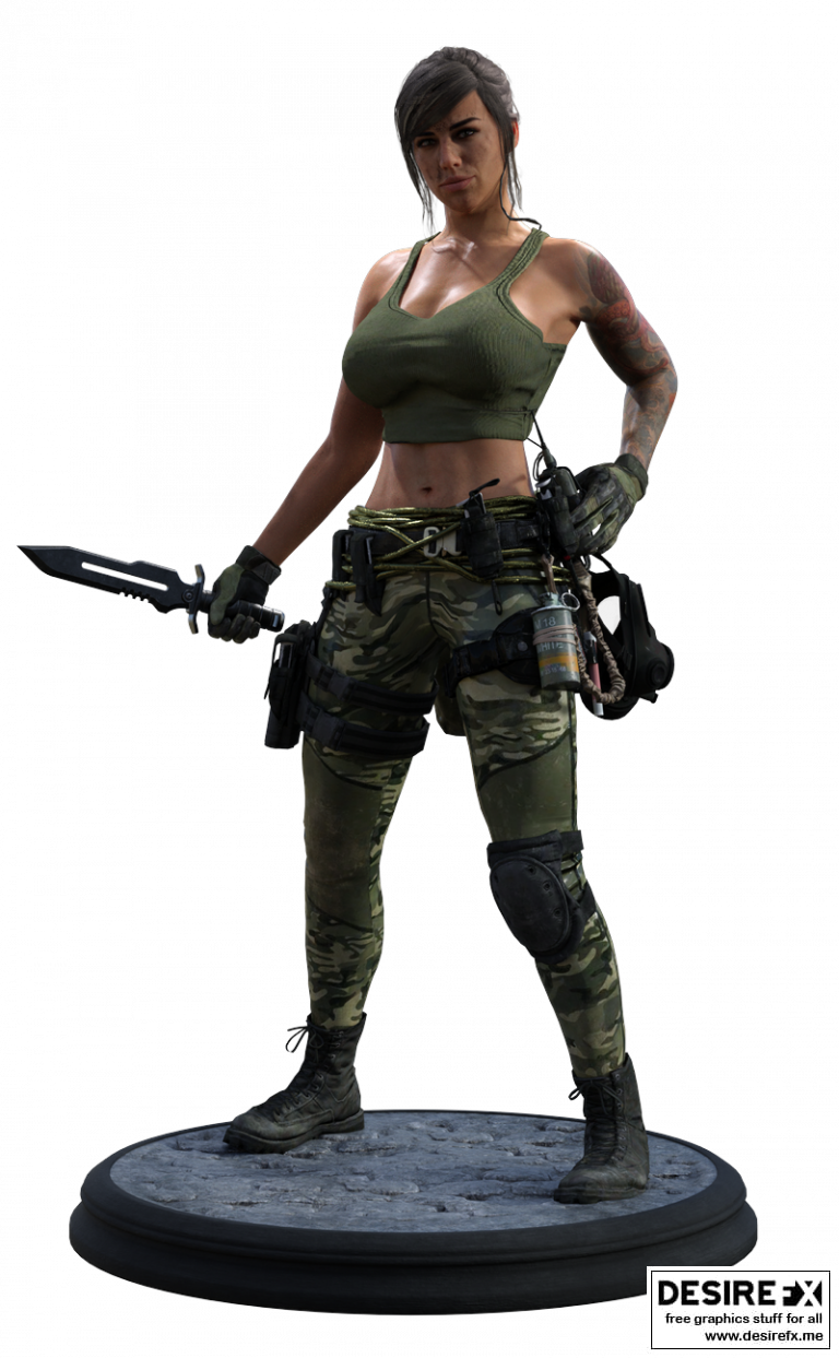 Desire FX 3d models | Mara COD MW 2019 in Daz G8F