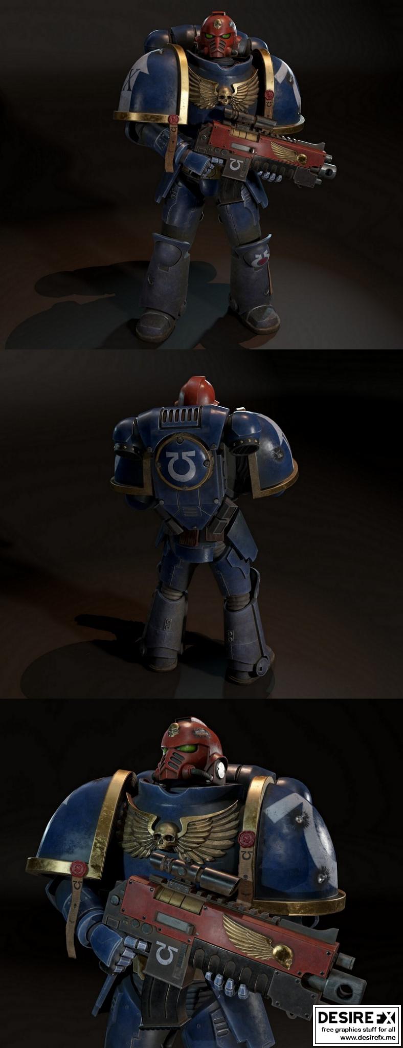 Desire FX 3d models | Space Marine Primaris