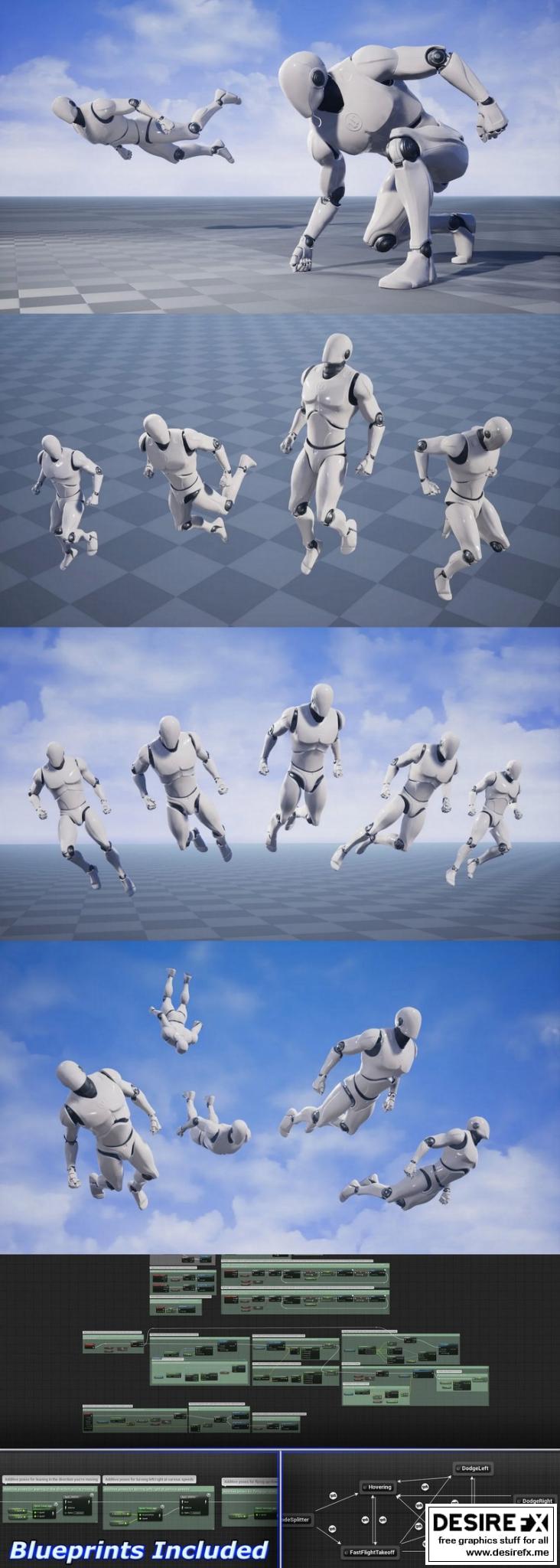 Desire FX 3d models | Unreal Engine – Dynamic Flight with Blueprints v4.24