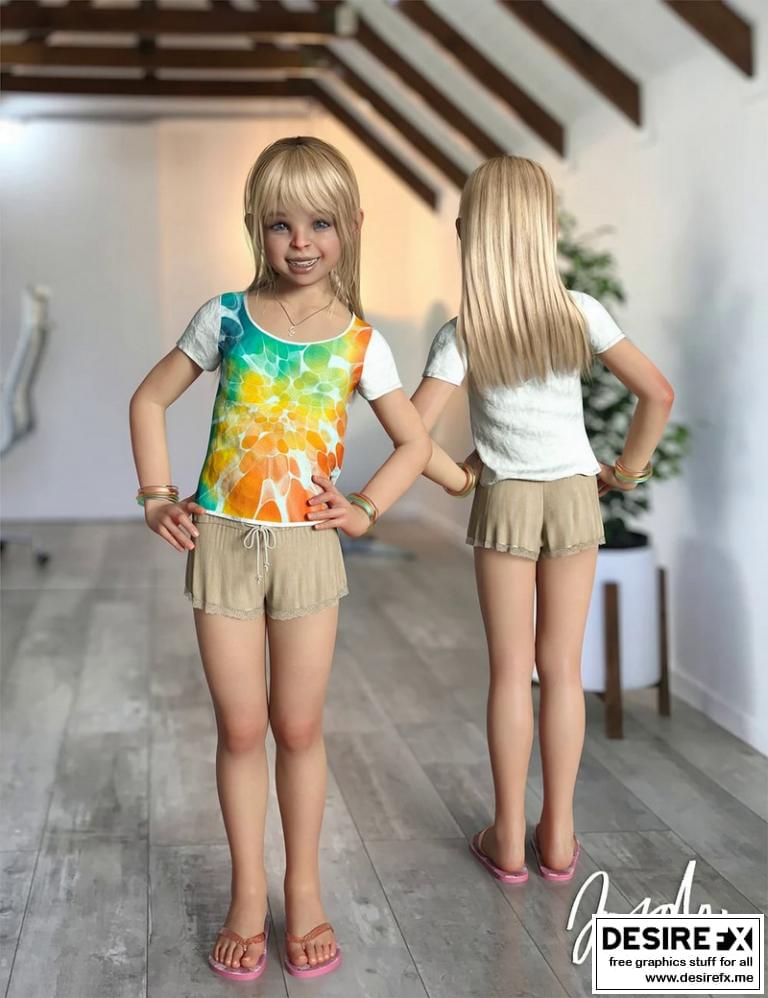 Desire FX 3d models | Jordan Character for Genesis 8 Females