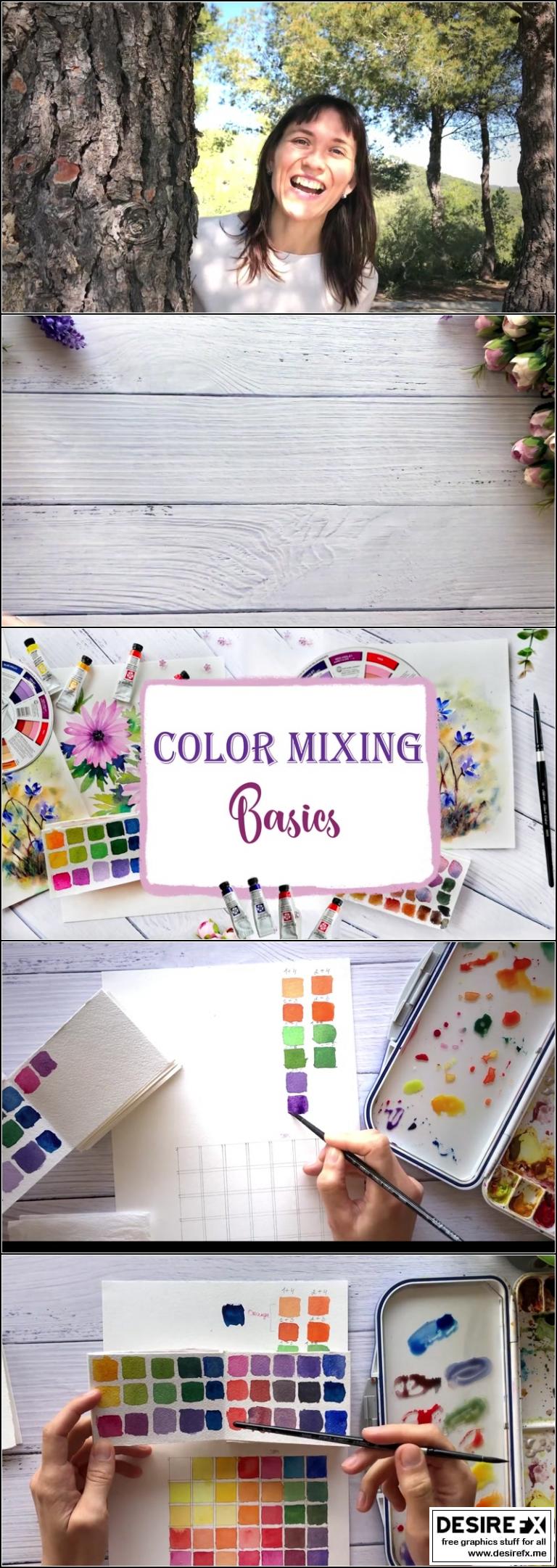 Desire FX 3d models | Color Mixing Basics in Watercolors for Beginners ...