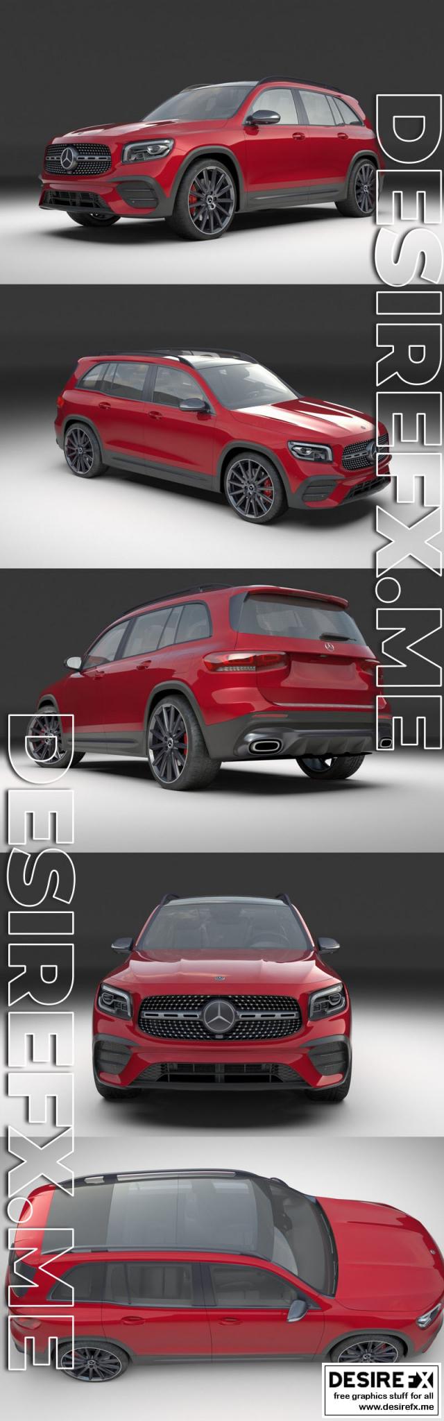 Desire FX 3d models | Mercedes-Benz GLB AMG 2020 3D Model
