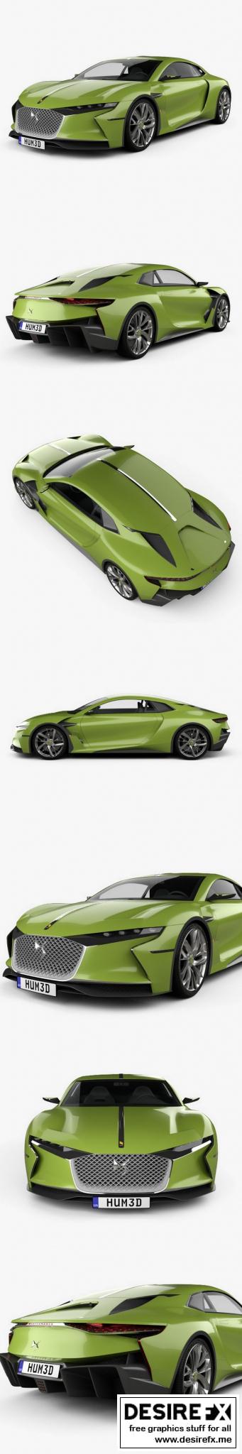 Desire FX 3d models | DS E-Tense 2016 3D Model