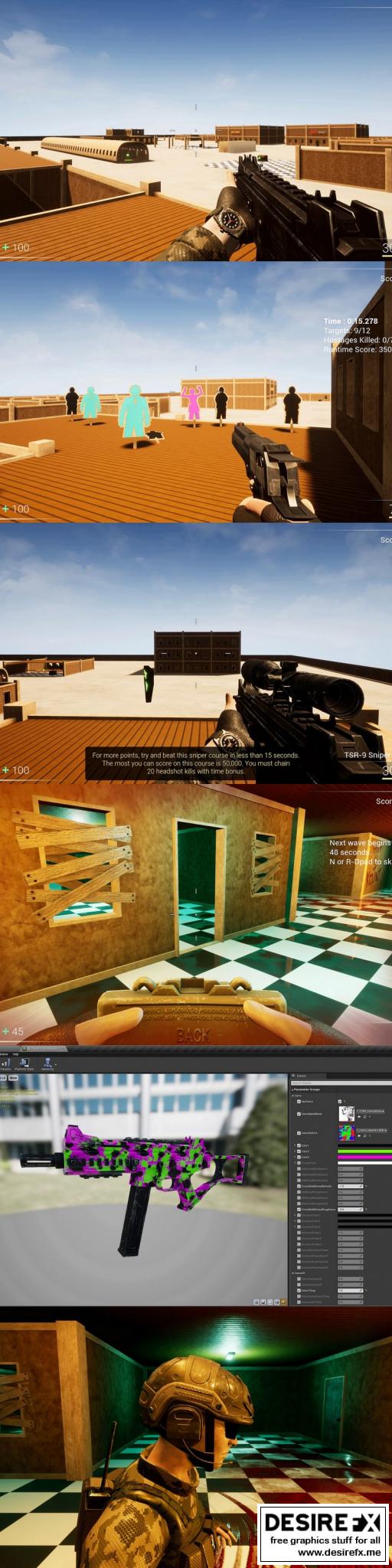 Desire FX 3d models | First Person Shooter Kit