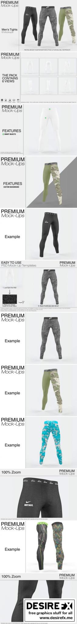 Desire FX 3d models | Men’s Tights Mockup