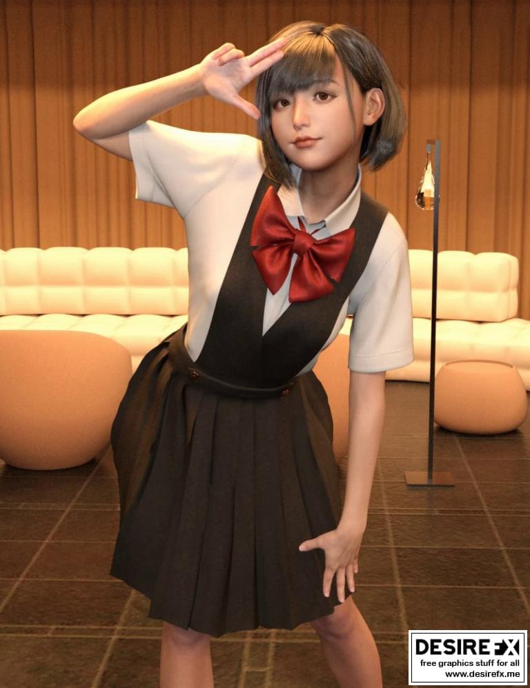 Desire FX 3d models | dForce JK Style Dress for Genesis 8 Females