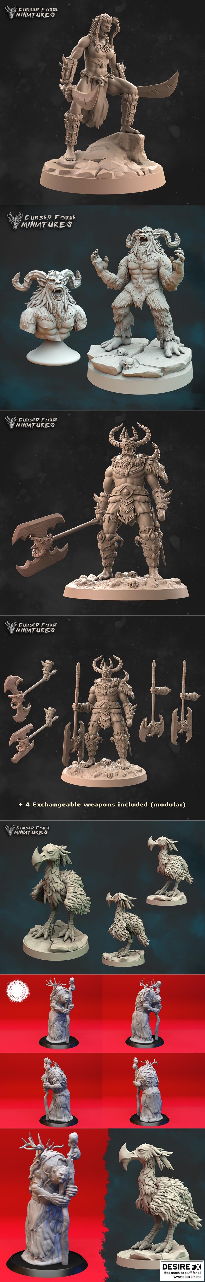 Desire FX 3d models | Cursed Forge Miniatures – 3D Print Model