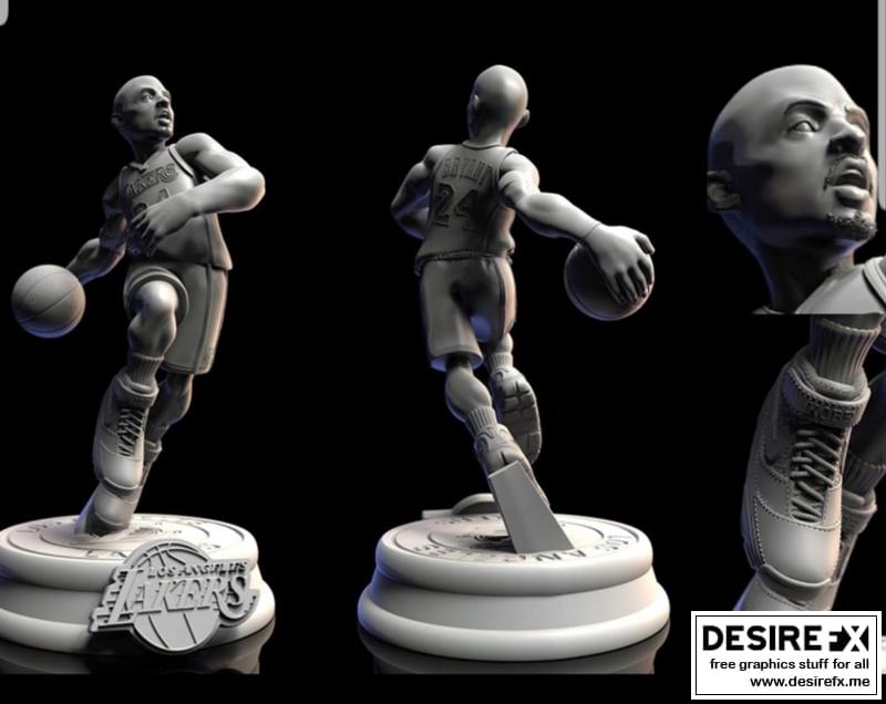 Desire FX 3d models | NBA – Bryant Kobe – 3D Print Model