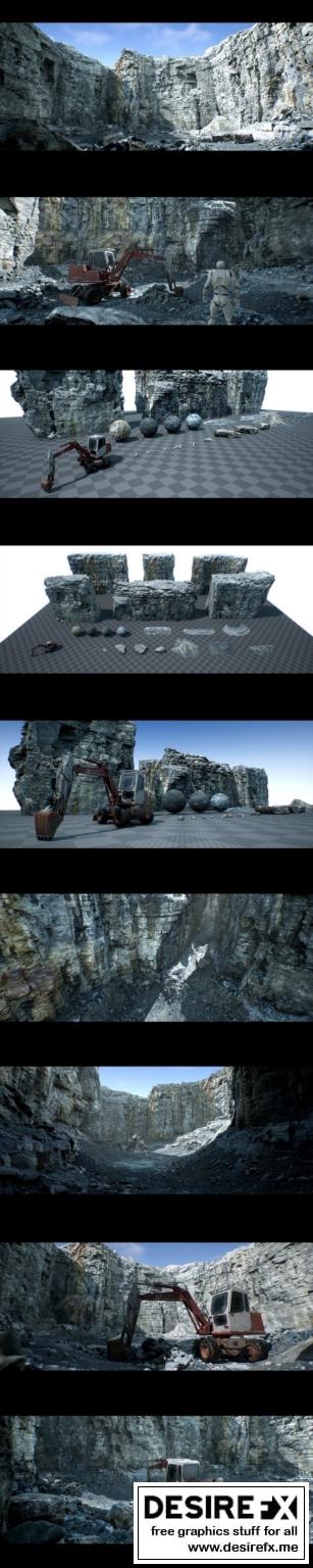 Desire FX 3d models | Unreal Engine – Quarry Cliffs