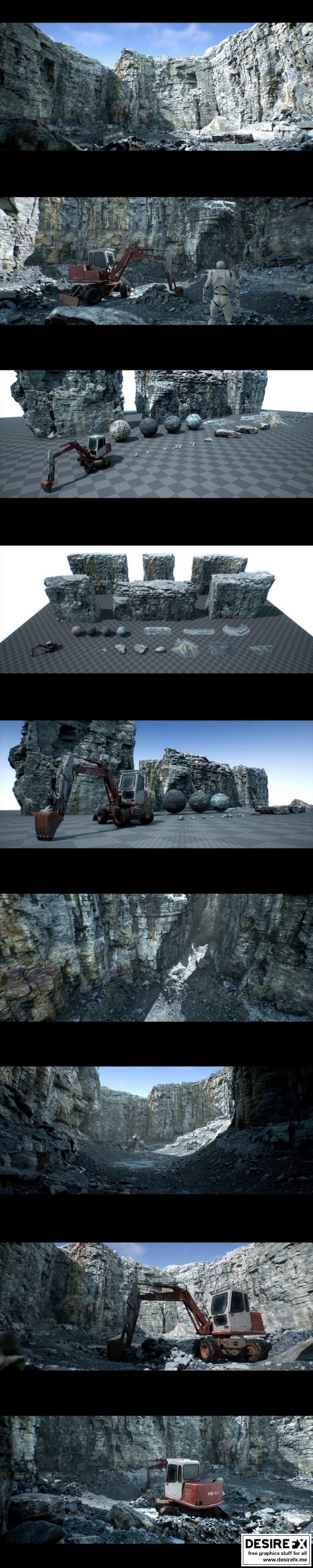 Desire FX 3d models | Unreal Engine – Quarry Cliffs