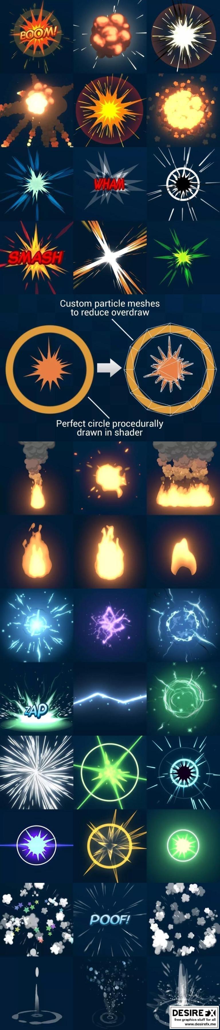 Desire FX 3d models | Asset Store – Cartoon FX Remaster