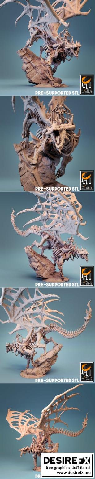 Desire FX 3d models | Dracolich Mounted – 3D Print Model