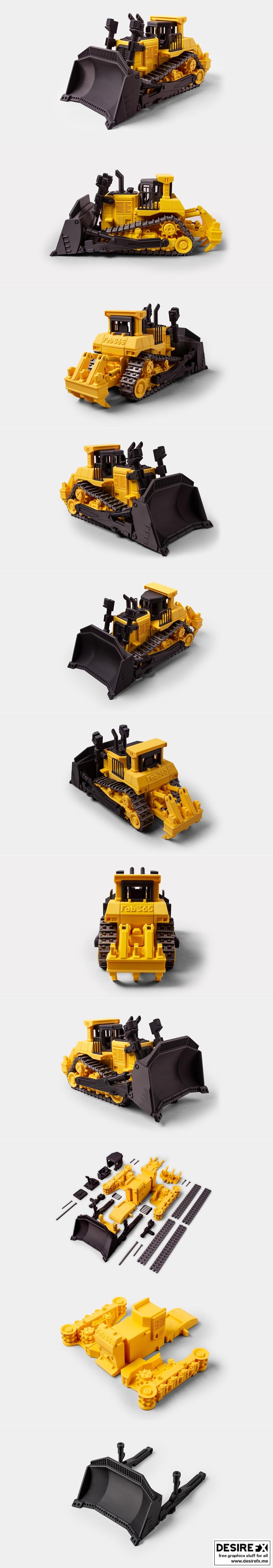 Desire FX 3d models | Fab365 Excavator – 3D Print Model