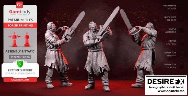 Desire FX 3d models | Leatherface – 3D Print Model