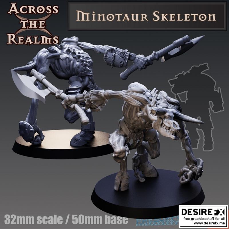 Desire FX 3d models | Minotaur Skeleton – 3D Print Model