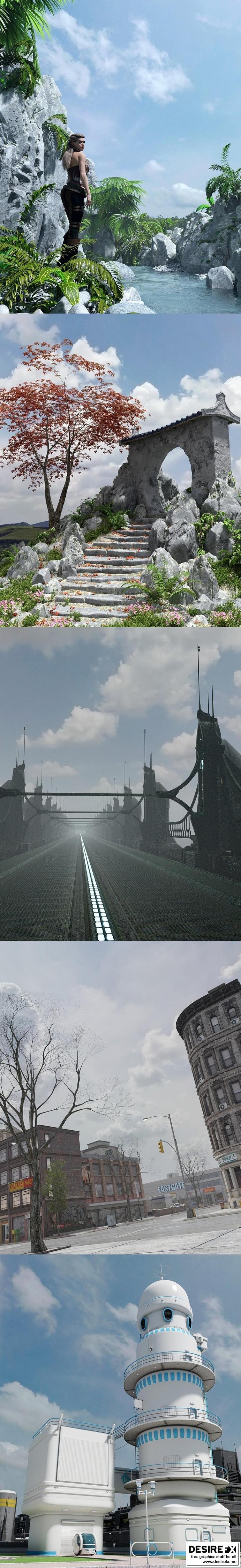 Desire FX 3d models | Orestes Iray HDRI Skydomes – Hazy Afternoon