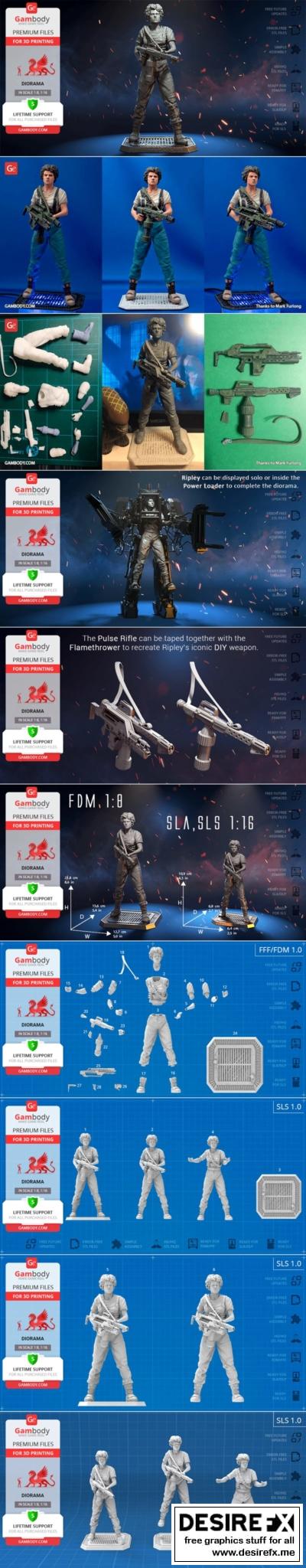 Desire FX 3d models | Ellen Ripley – 3D Print Model