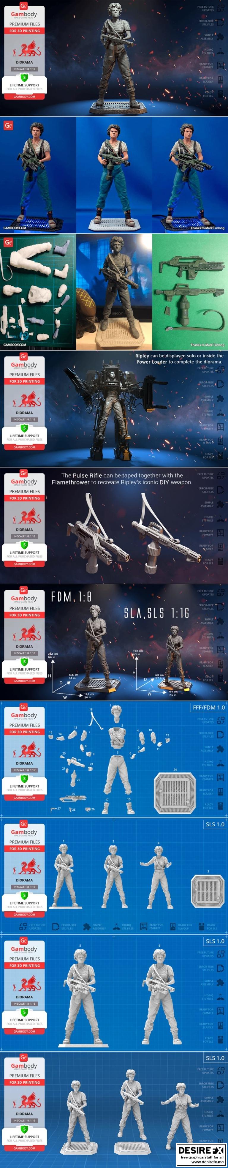 Desire FX 3d models | Ellen Ripley – 3D Print Model