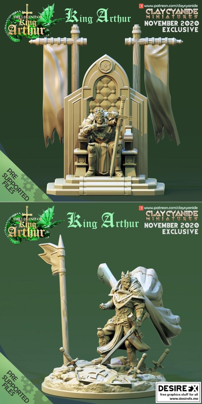 Desire FX 3d models | King Arthur – 3D Print Model