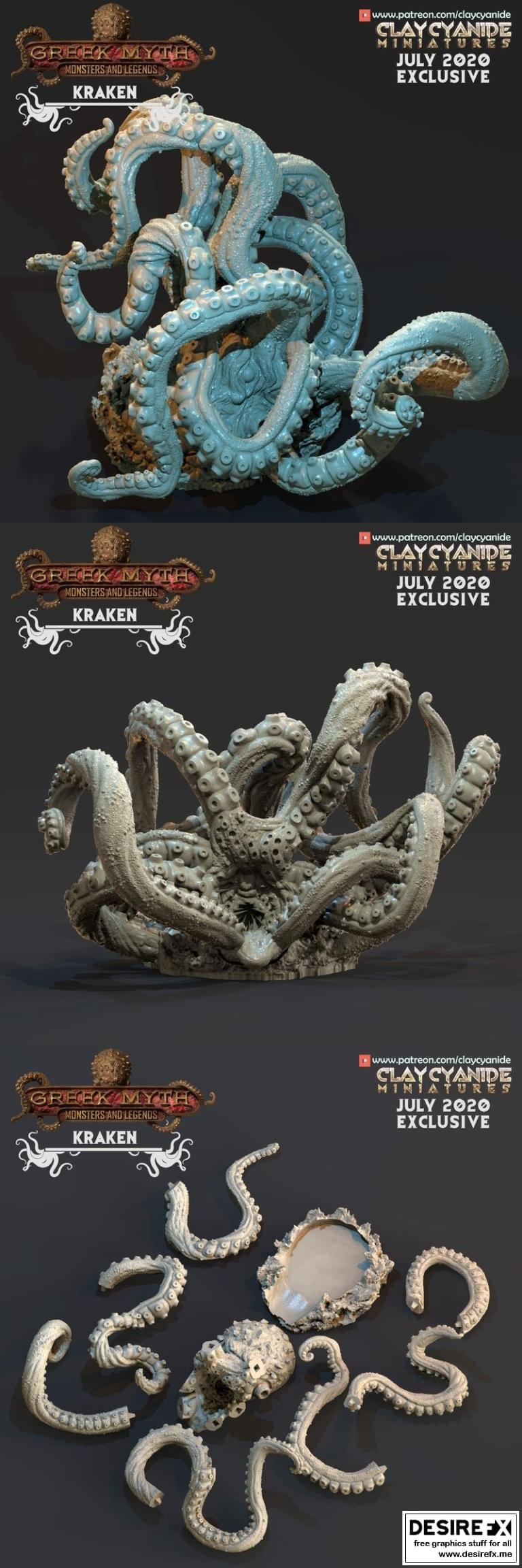 Desire FX 3d models | Kraken – 3D Print Model