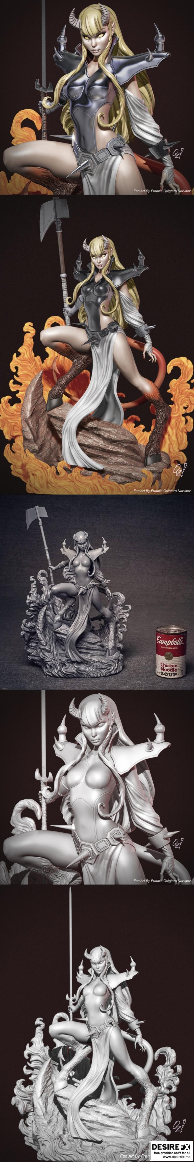 Desire FX 3d models | Magik Demon Form – 3D Print Model