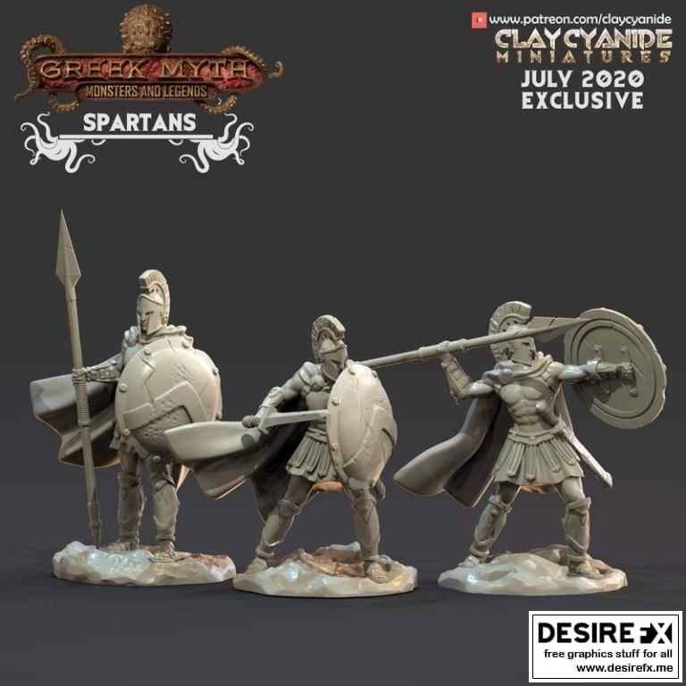 Desire FX 3d models | Spartan Soldiers – 3D Print Model