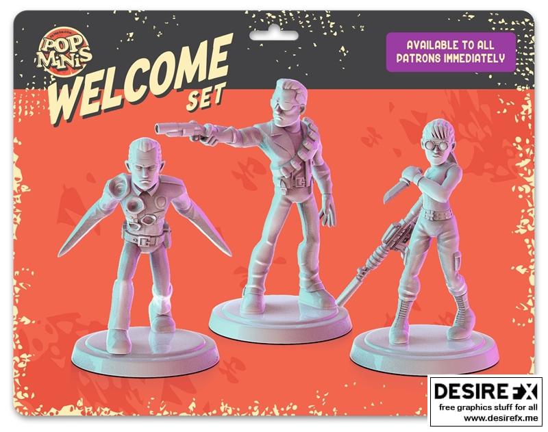 Desire FX 3d Models Welcome Set 3D Print Model