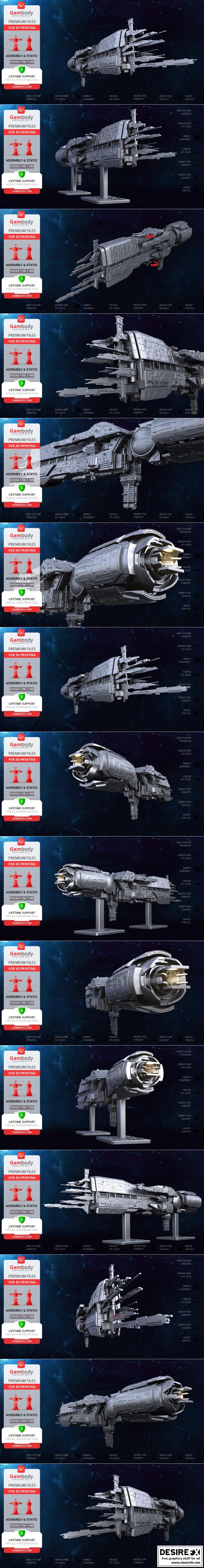 Desire FX 3d models | USS Sulaco – 3D Print Model