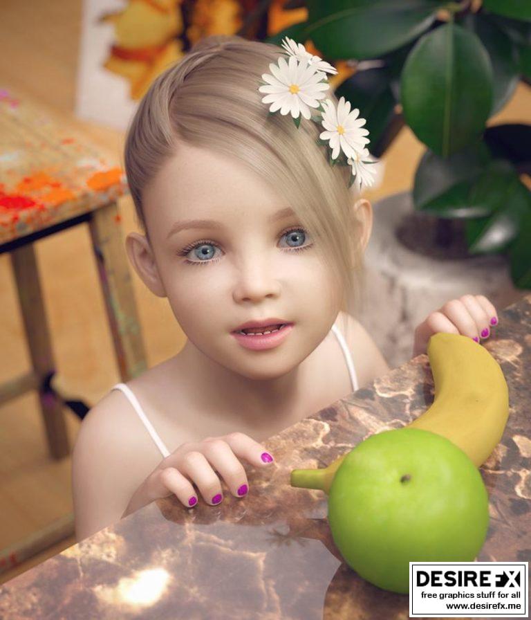 Desire FX 3d models | Tiffany for Genesis 3 and 8 Female